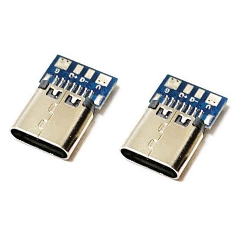 2 Pcs USB Type-C Port Connector 16 Pin Female Sold... – Vicedeal