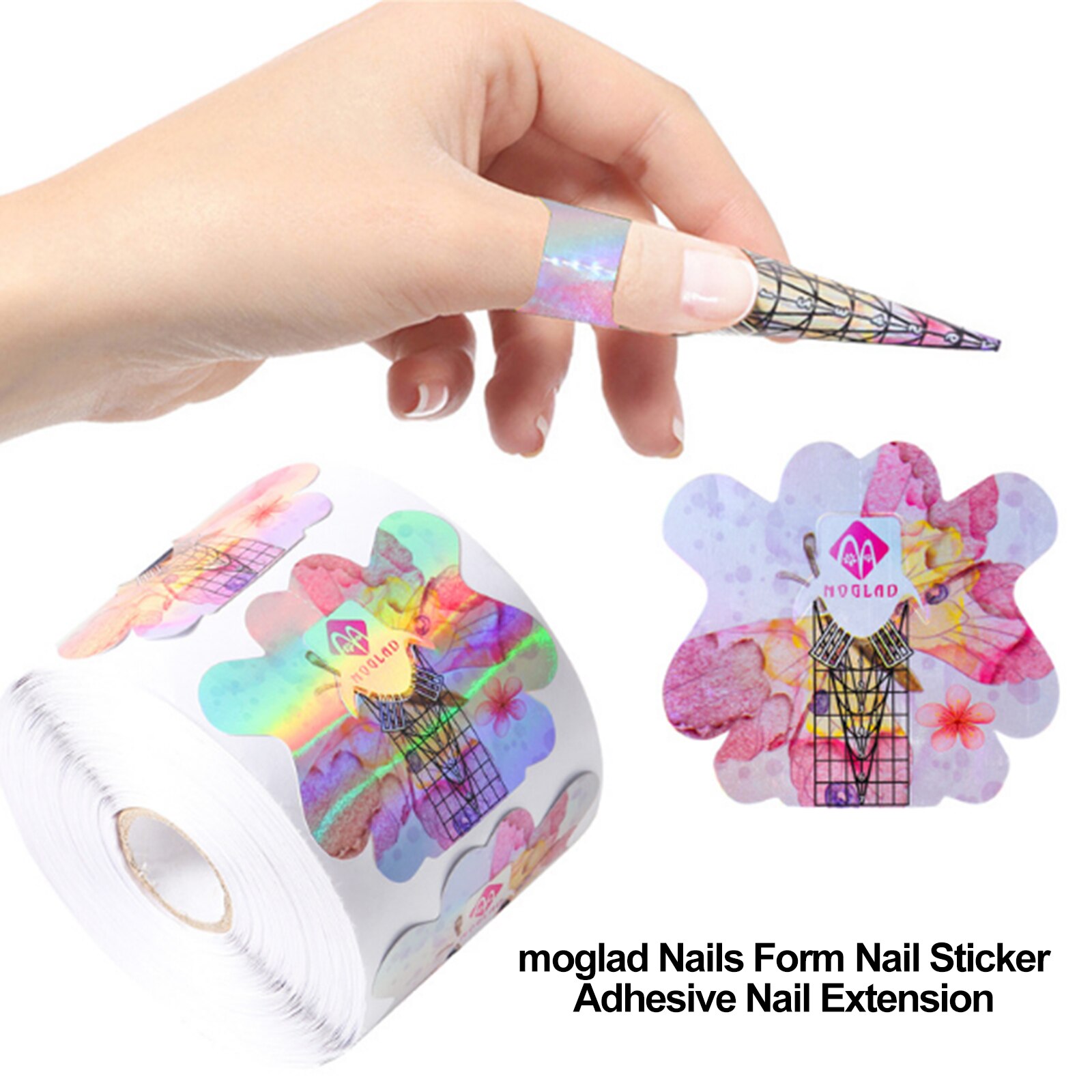 Nails Form Nail Sticker Art Tips Guide Sticker Nai... – Vicedeal