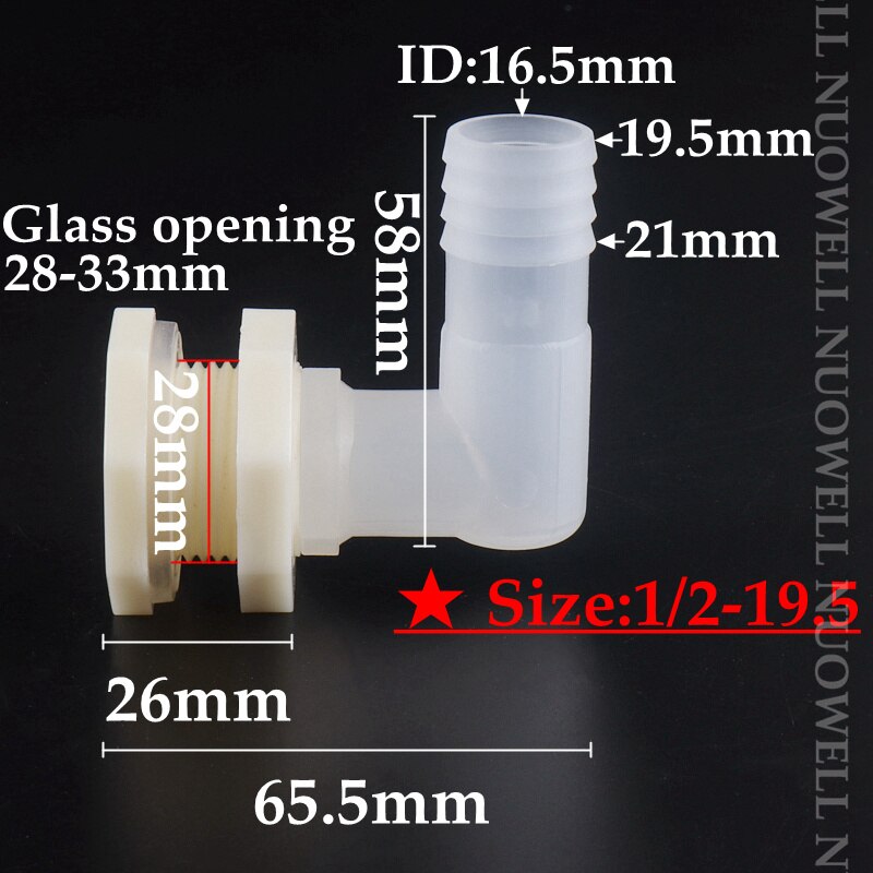 3Pcs G1/2" Aquarium Inlet Water Drain Joint F... – Grandado