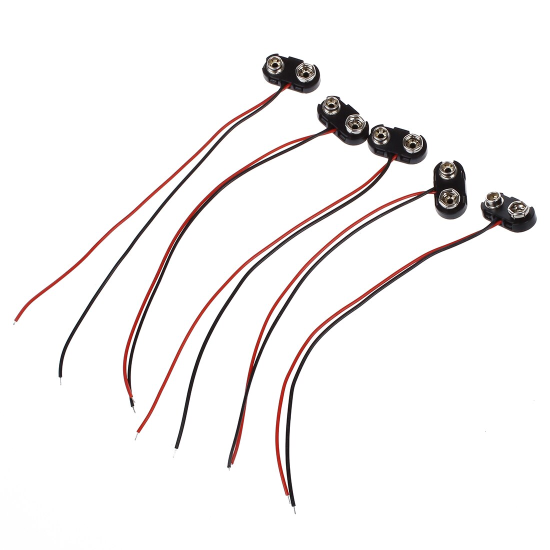 Jfbl 5 Pcs I Type 9 V 9 Volt Batterij Clip Connect... – Vicedeal