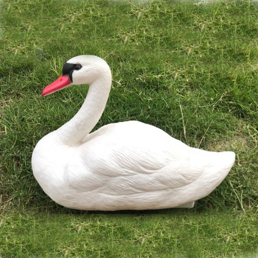 1pc Goose Swan Hunting White Bait Garden Plastic P... – Grandado
