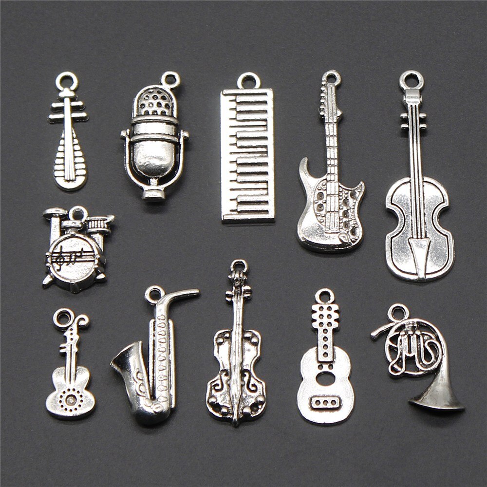 10pcs Musical Instrument Charm For Jewelry Making ... – Vicedeal