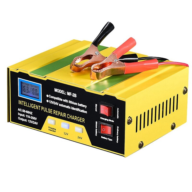 Auto Batterij Oplader 10A 12V/24V Automatische Sli... – Vicedeal