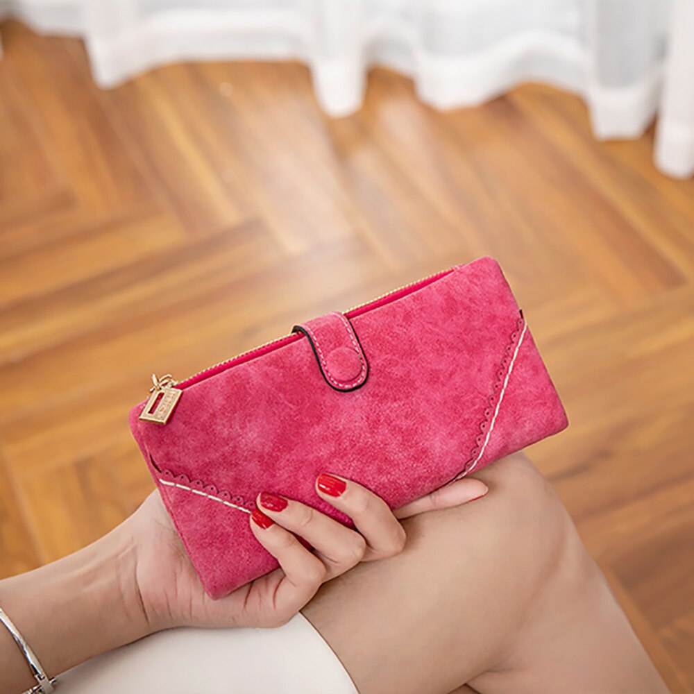 Geestock Women Long Wallets Three Fold Lace Wallet... – Grandado