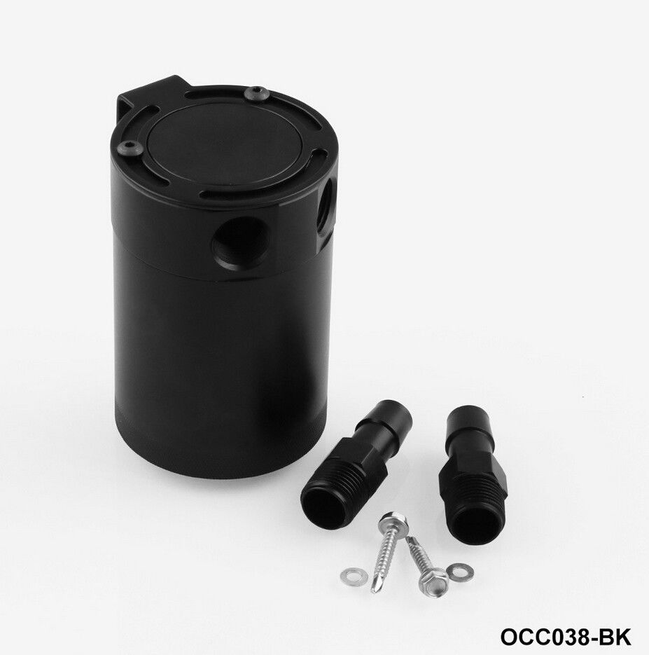 Car 2-Port Baffled Aluminum 400ml Oil Catch Can Ta... – Grandado