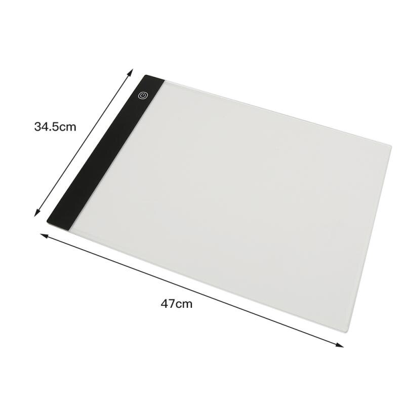 LED Drawing Board For A3 A4 Paper 47*34.5*0.5CM Ad... – Grandado