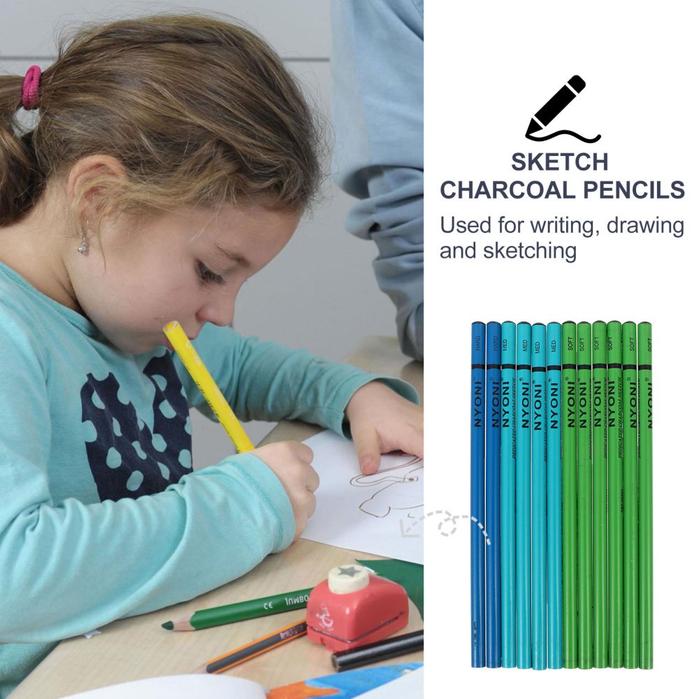 12pcs Drawing Sketch Pencils Artist Pencils Painti... – Grandado