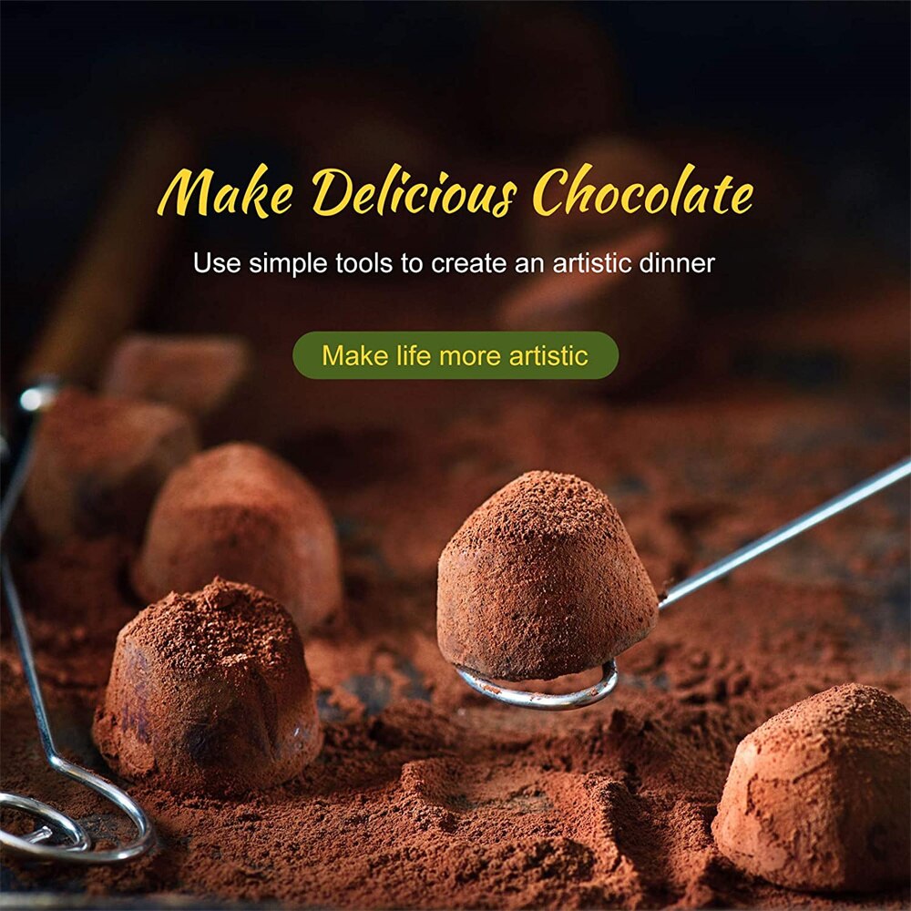 Chef Lange Handvat Dessert Lepel Rvs Chocolade Sch... – Grandado