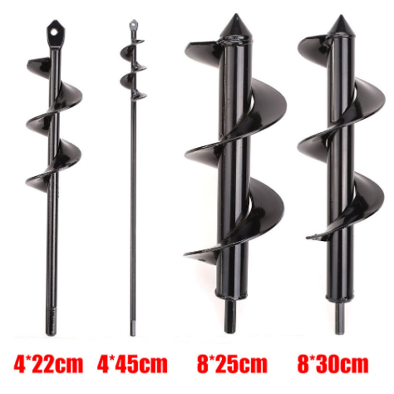 4 Maten Tuin Vijzel Boor Tool Grond Boor Spiraal G... – Grandado