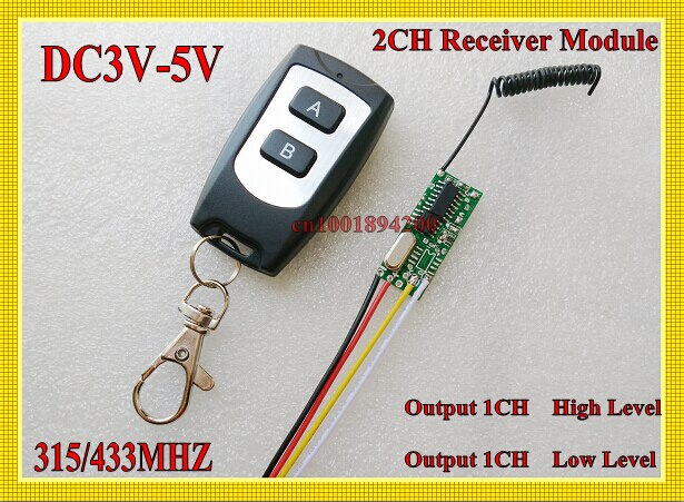 DC 3V-5V Mini Receiver Module 3V 3.7V 4.5V 5V RF 2... – Grandado