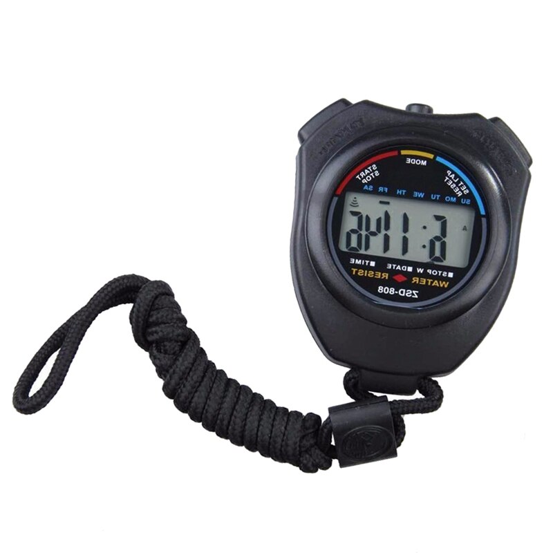 Digital Handheld Lcd Chronograph Sports Stopwatch ... – Grandado