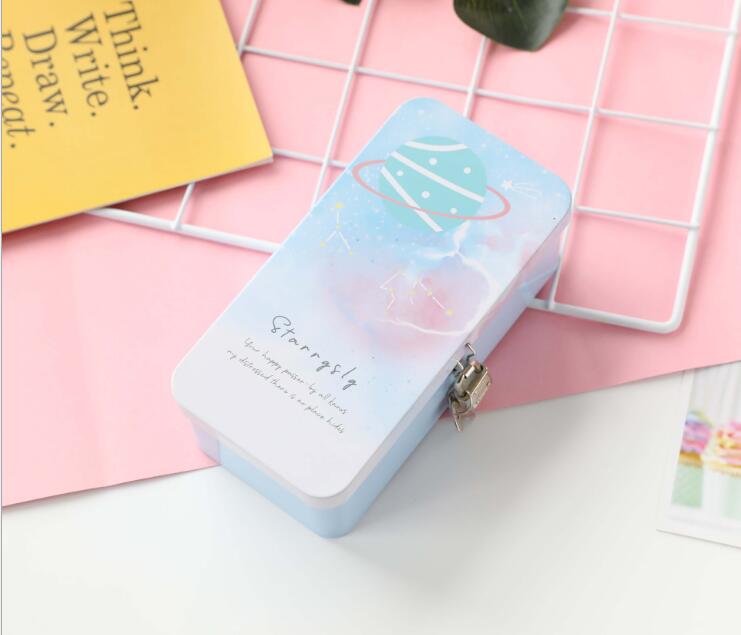 Desktop Storage Box rectangle pencil case student ... – Vicedeal