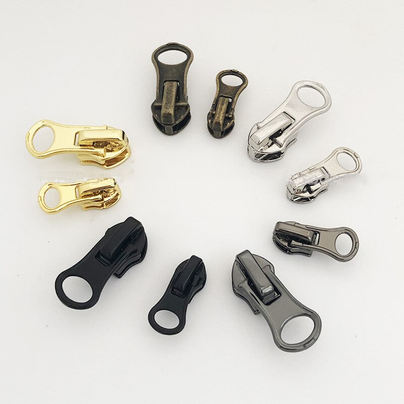 Meetee 10pcs 3# 5# Zipper Sliders for Nylon Zips C... – Grandado