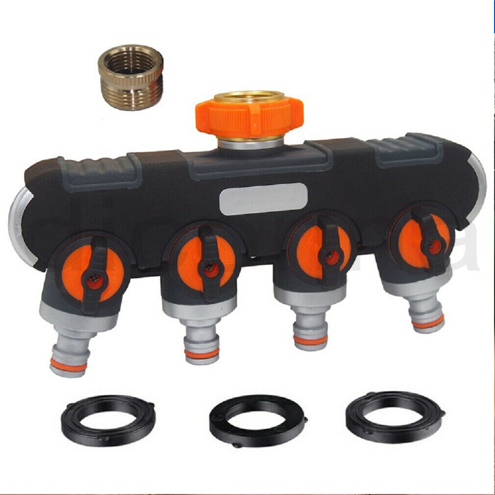 4way Tuinslang Splitter Vier Kanaals Water Rubbere... – Grandado