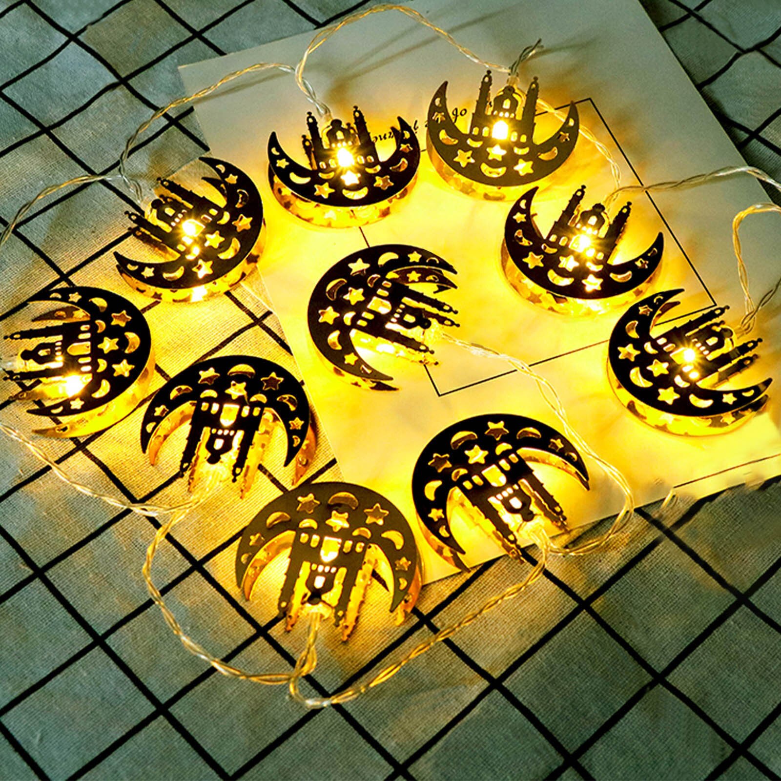 4# Led Light Palace Eid Mubarak Decor Ramadan Deco... – Vicedeal