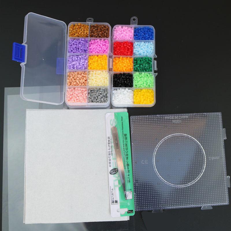 JINLETONG 2.6mm Hama beads set with 1Pc square pge... – Grandado