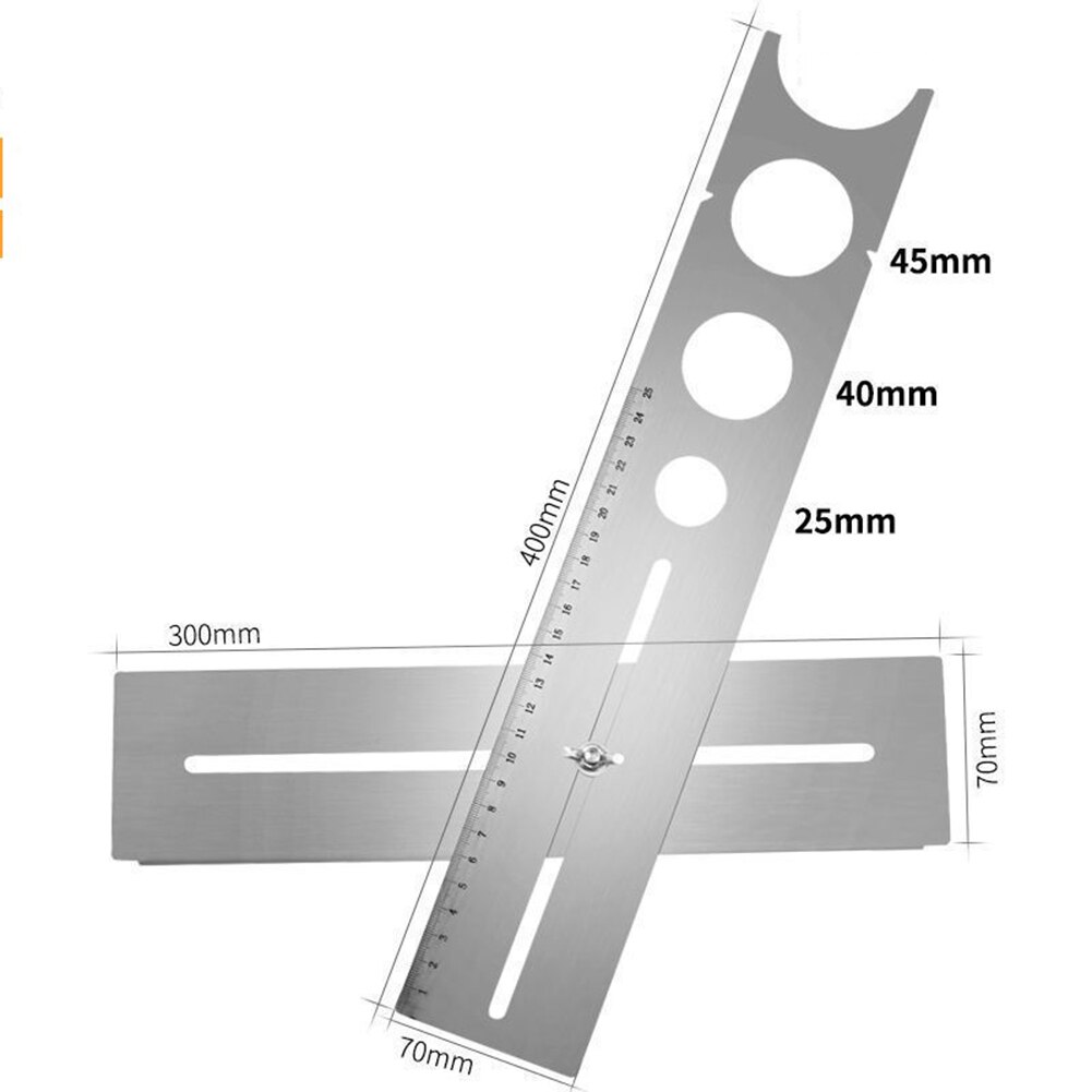 7 Inch Driehoekige Heerser Aluminium Houtbewerking... – Grandado