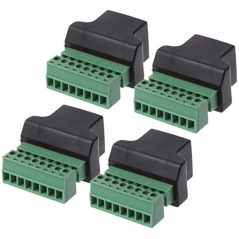 Ethernet RJ45 Female To 8 Pin Screw Terminal Conne... – Grandado