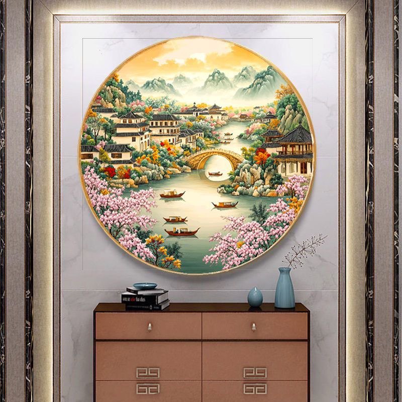 11CT 9CT Beautiful Scenery Needlework,Printed Cros... – Grandado