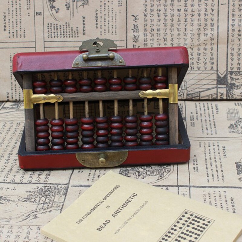 Vintage Chinese Houten Kraal Rekenen Abacus Soroba... – Vicedeal
