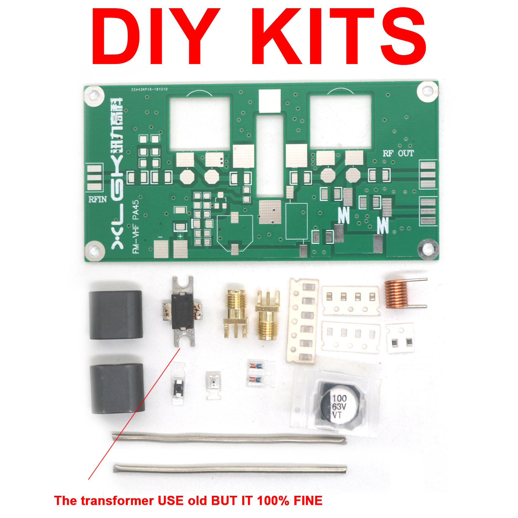 45W 70Mhz-200Mhz FM VHF RF Leistungsverstärker KIT... – Vicedeal