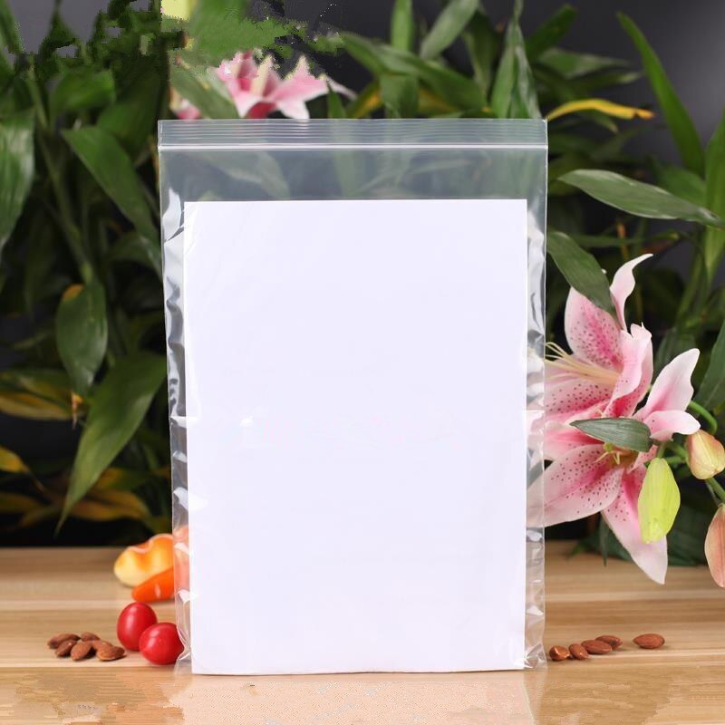 100 pcs/lot Size 24X35cm Ziplock zip lock poly bag... – Grandado