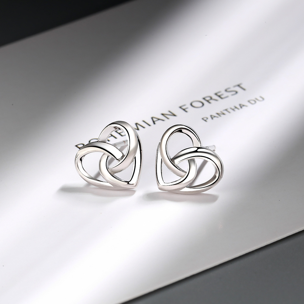 925 sterling zilveren liefde hart oorknopjes voor ... – Vicedeal