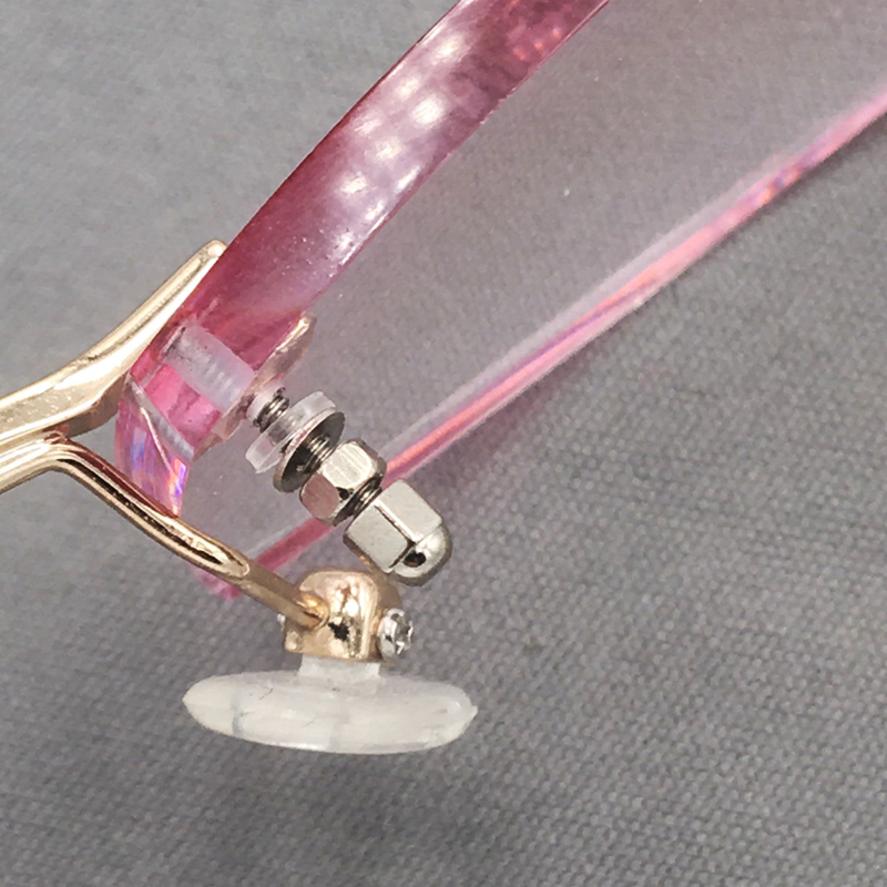 Rimless Glasses Repair Tool Kit Nose Pads Screw Nu... – Vicedeal