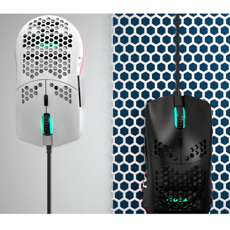 AJ390 Lightweight Wired Mouse Hollow-out Gaming Mo... – Grandado