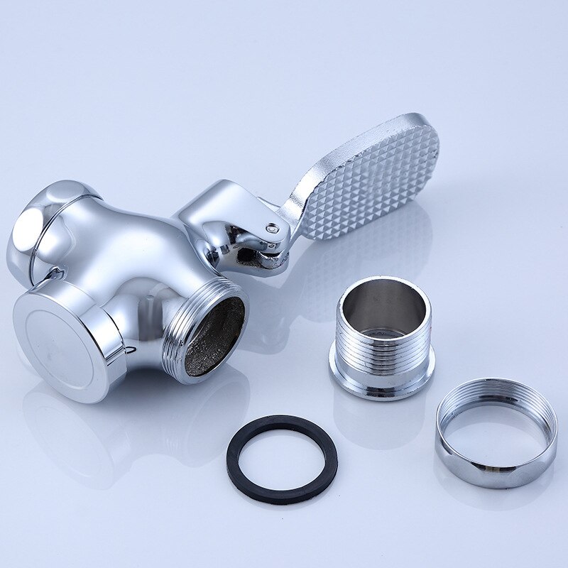 Bathroom Squat Pan Flush Valves Copper Foot Pressi... – Grandado