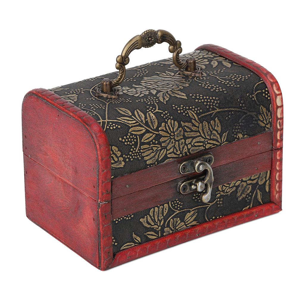 packaging Vintage Square Jewelry Storage Box Woode... – Grandado