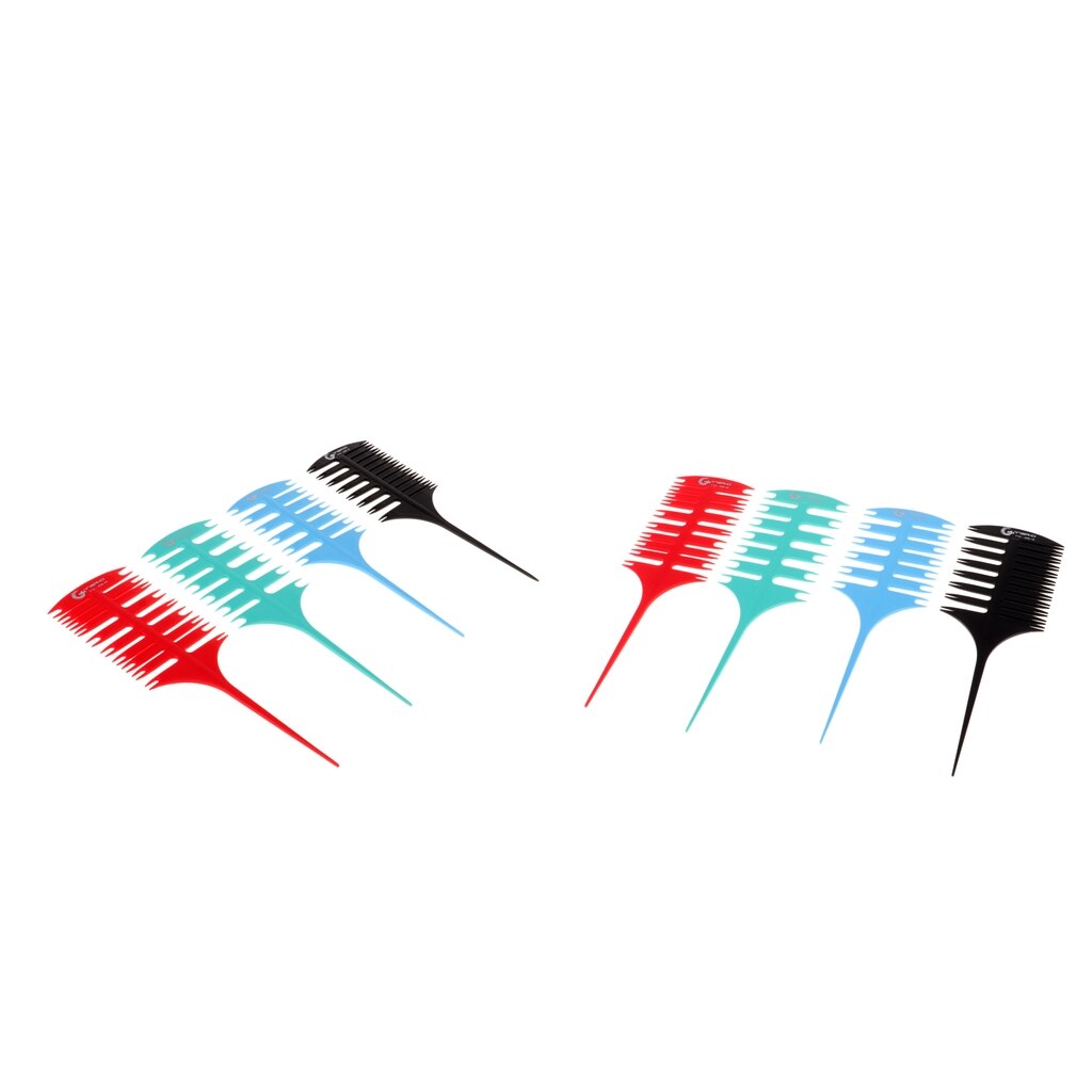 8Pieces Sectioning Weaving Highlighting Hair Comb ... – Vicedeal