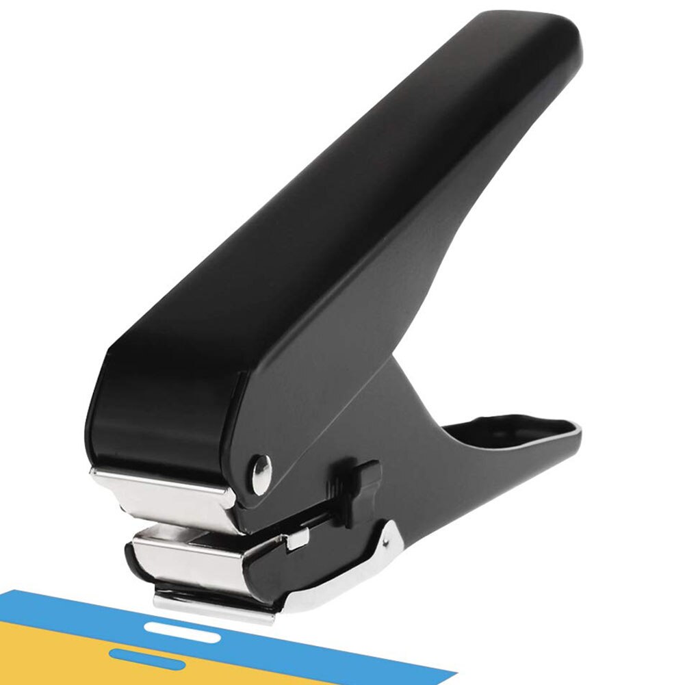 Silver Metal Slot Punch Hand Slot Puncher ID Card ... – Grandado