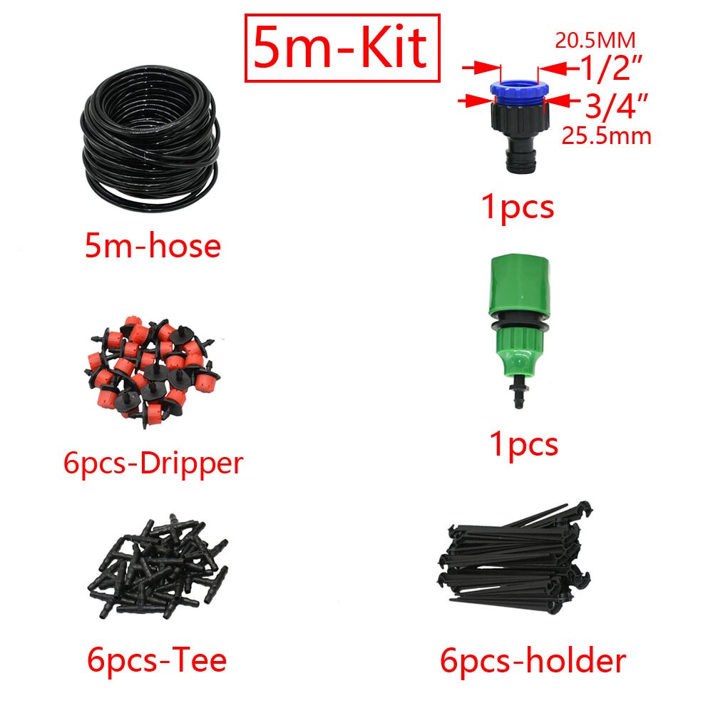 50M-5M DIY Drip Irrigation System Automatic Wateri... – Grandado