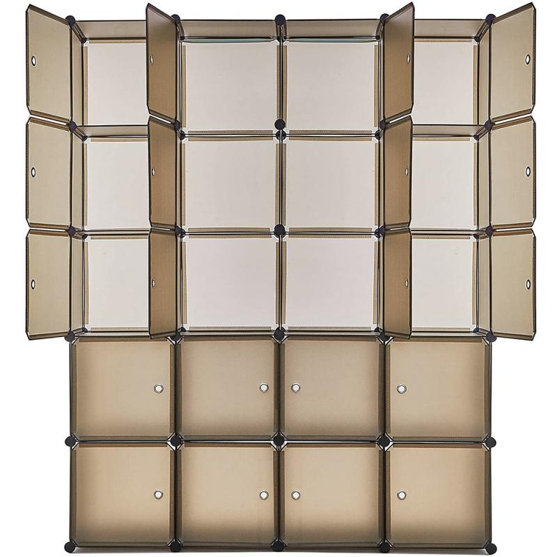 5-layer 20-compartment Plastic Wardrobe DIY Modula... – Vicedeal
