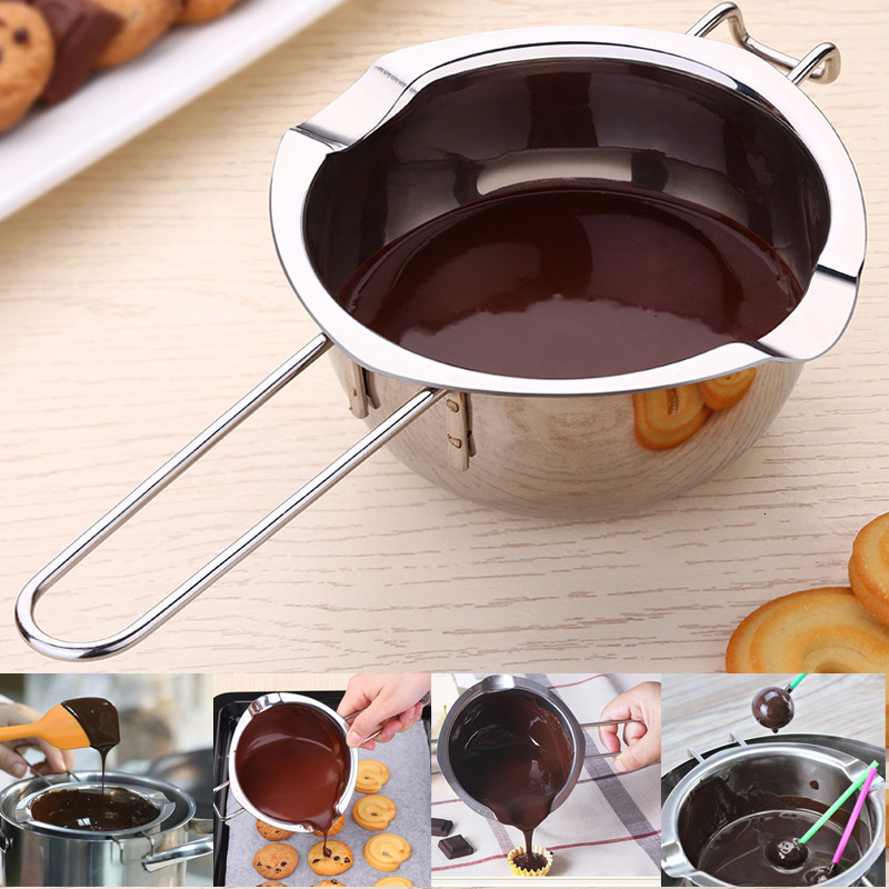 Stainless Steel Chocolate Cheese Melting Pot Pan B... – Grandado