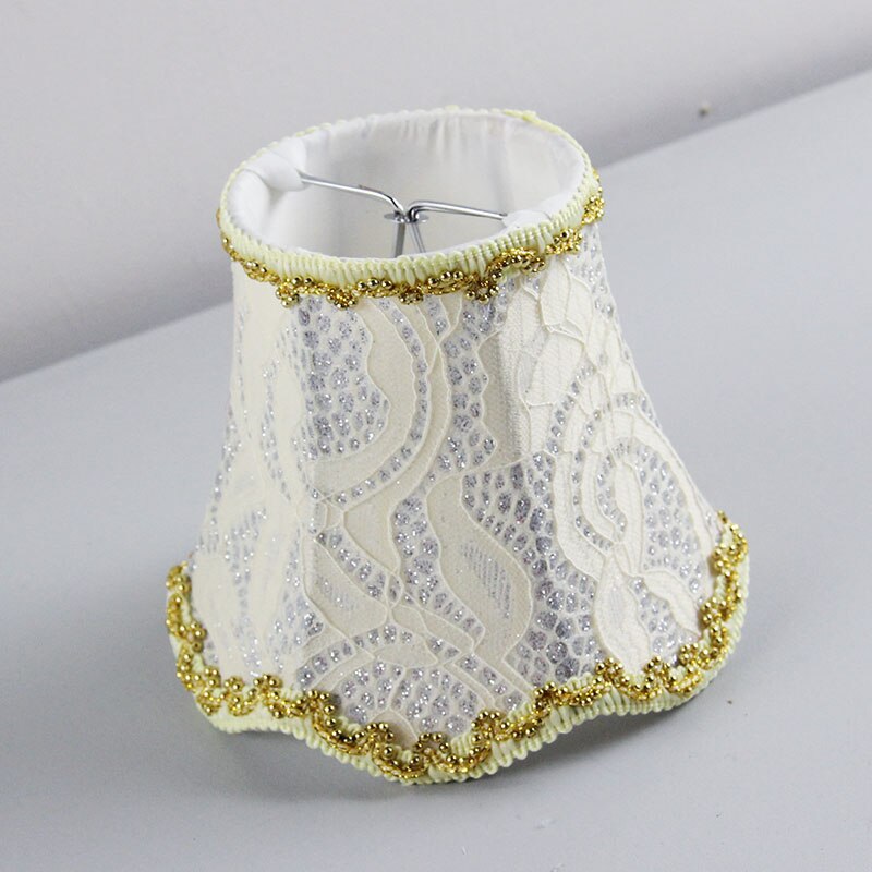 DIA 13.5cm/5.31 inch off white lace wall lamp shad... – Grandado
