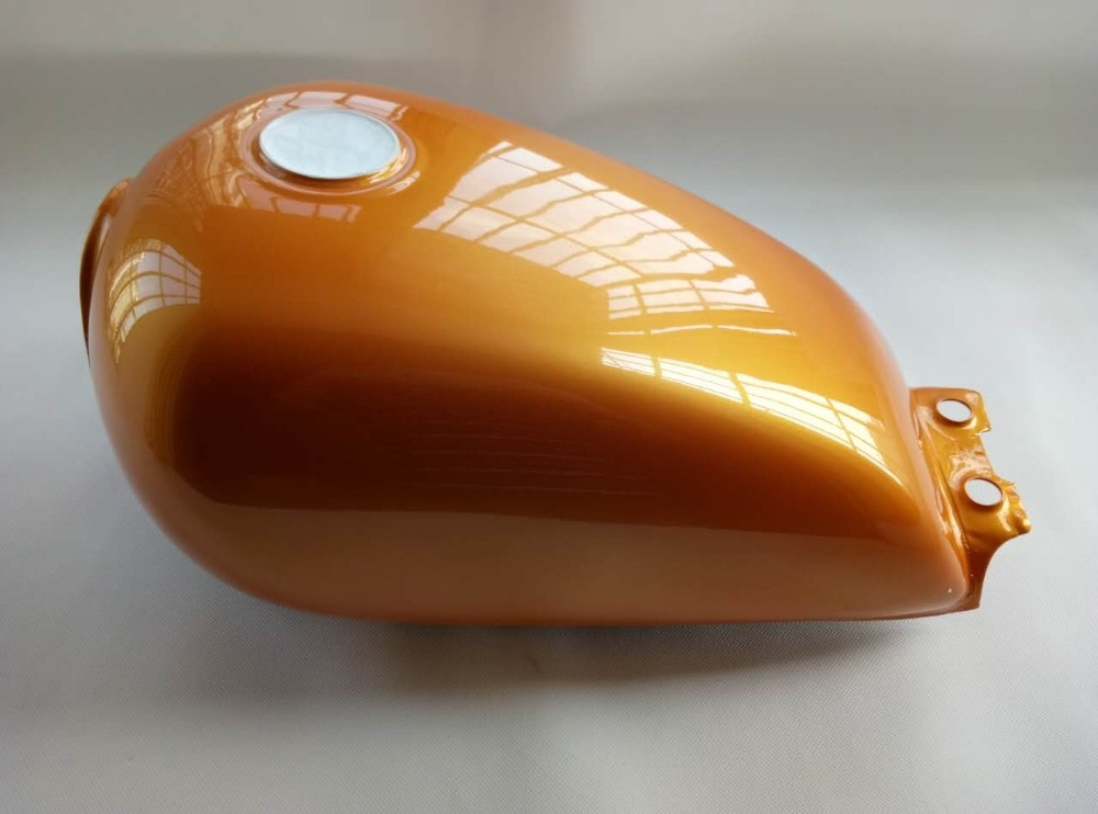 Orange Color GN125 Gas Petrol Motorcycle Fuel Tank – Grandado
