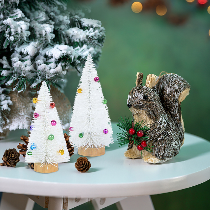 1PC 15/20/25/30cm Christmas Tree White Pine Sisal ... – Grandado