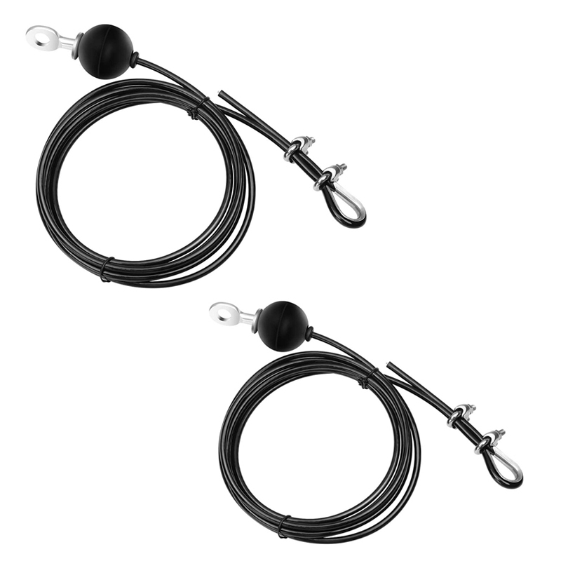 Top2 Set Gym Adjustable Cable Wire Rope Heavy Duty... – Grandado