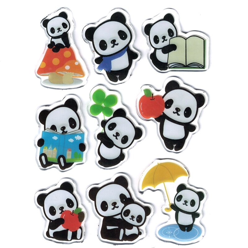 Lovely PVC Crystal jelly Stickers Decorative Carto... – Grandado