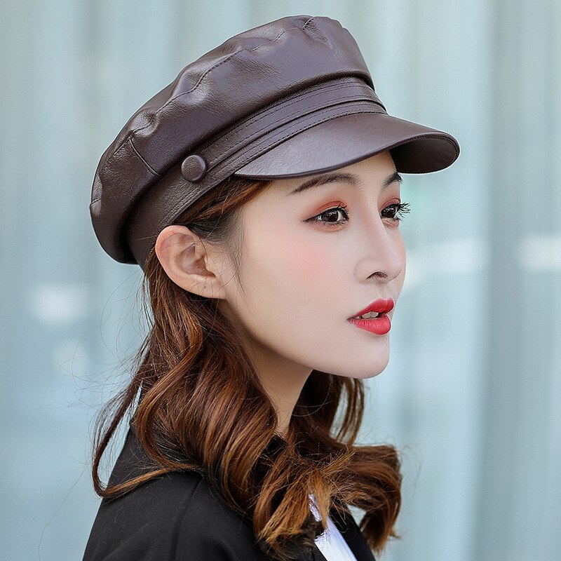 Korean Version Solid Color Peaked Cap Women Autumn... – Grandado