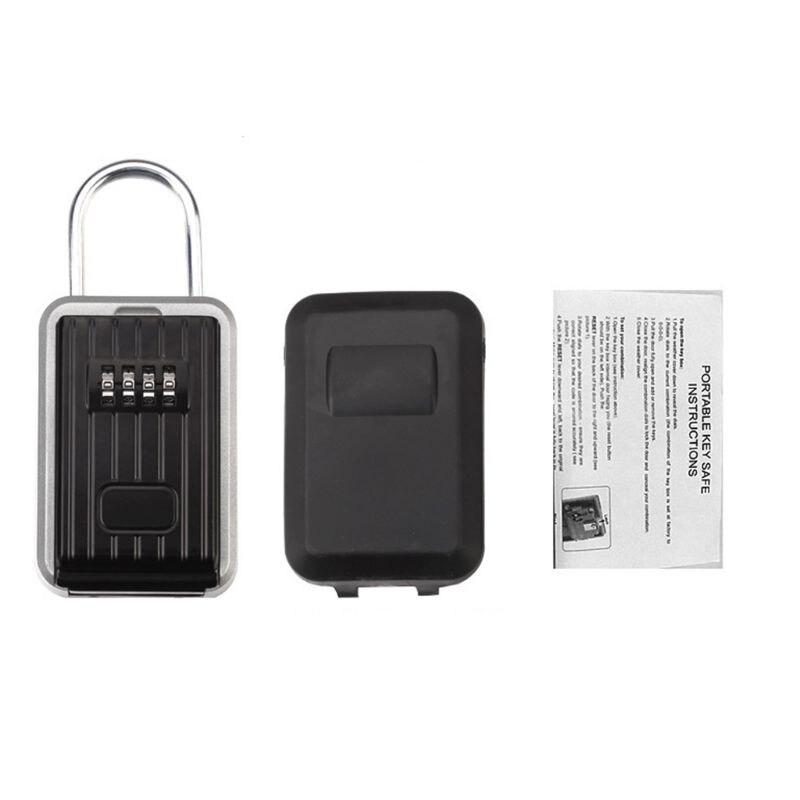 4-Digit Key Lock Box Weerbestendig Resettable Wand... – Vicedeal