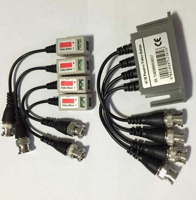 Émetteur-récepteur vidéo Balun CCTV 4CH UTP CAT5E ... – Grandado