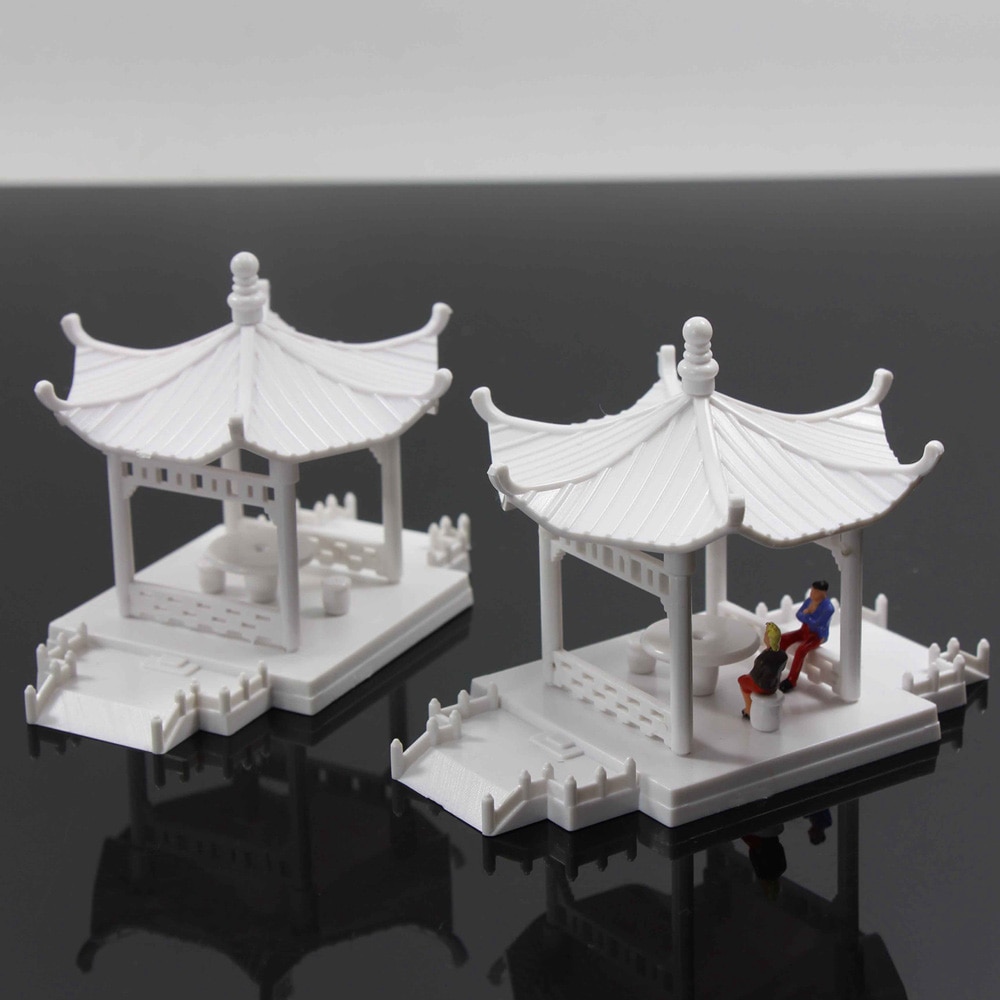 GY01 2 sets Pavilion Model Gloriette Chinese Const... – Vicedeal