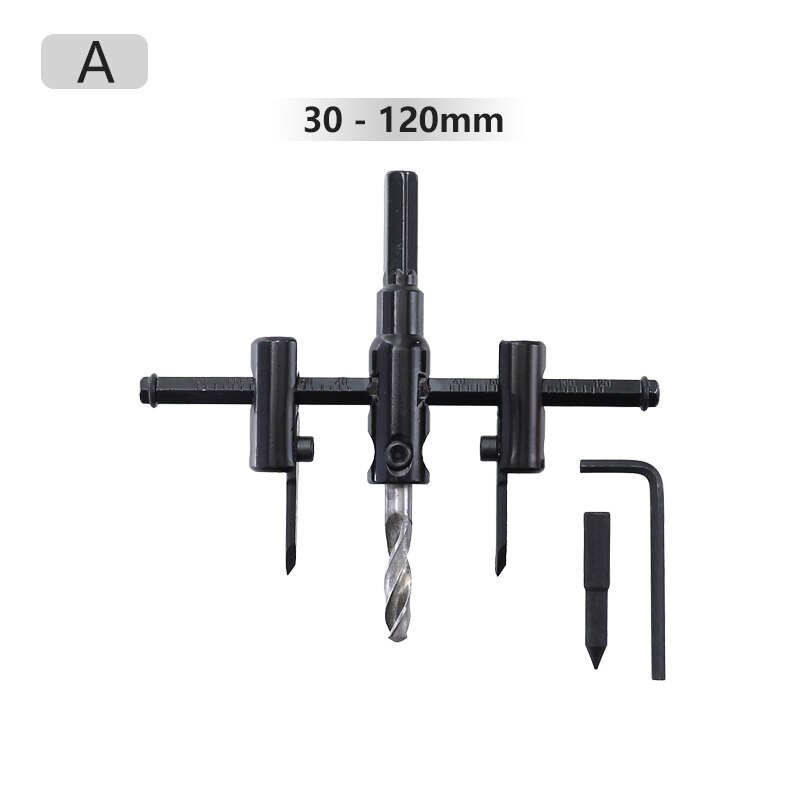 Aircraft Type Adjustable Metal Wood Circle Hole Sa... – Grandado