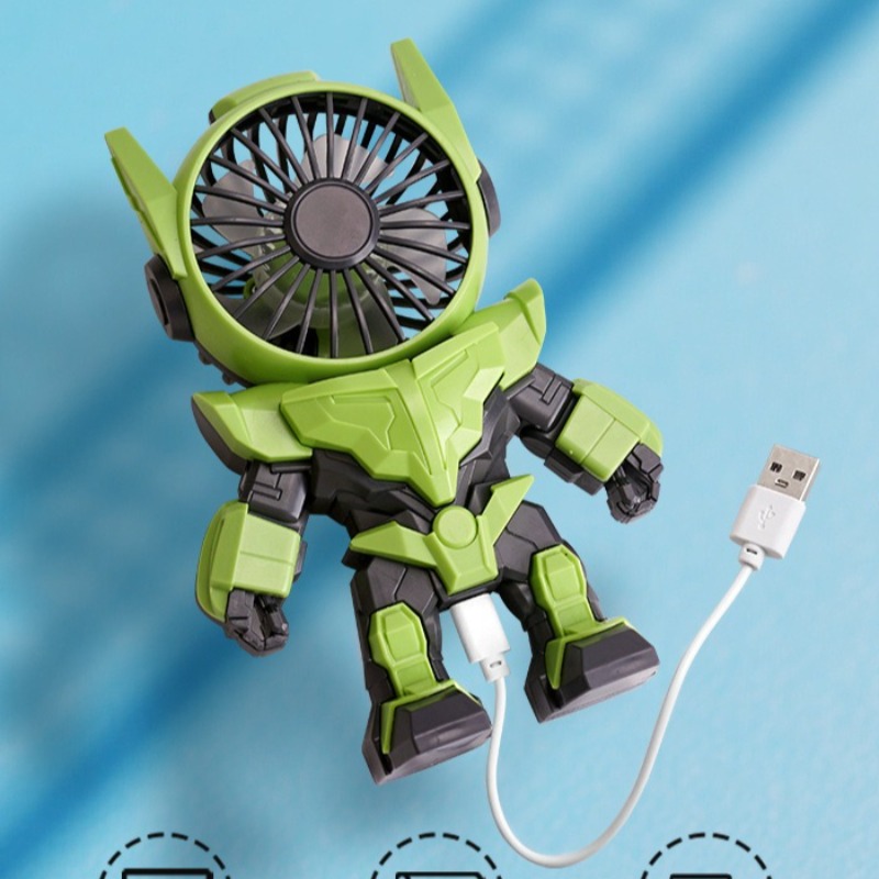 Ventilateur Cool Cartoon Robot Mini Fan Boys Handh... – Grandado