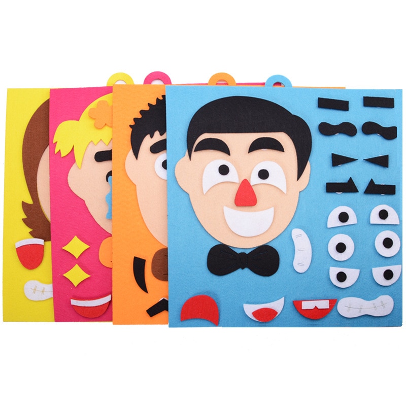 DIY Toys Emotion Change Puzzle Toys 30CM*30CM Faci... – Grandado