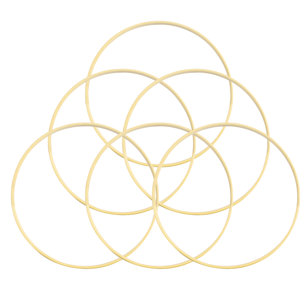 10Pcs 15Cm/20Cm/23Cm/26Cm Houten Bamboe Hoepel Diy... – Vicedeal