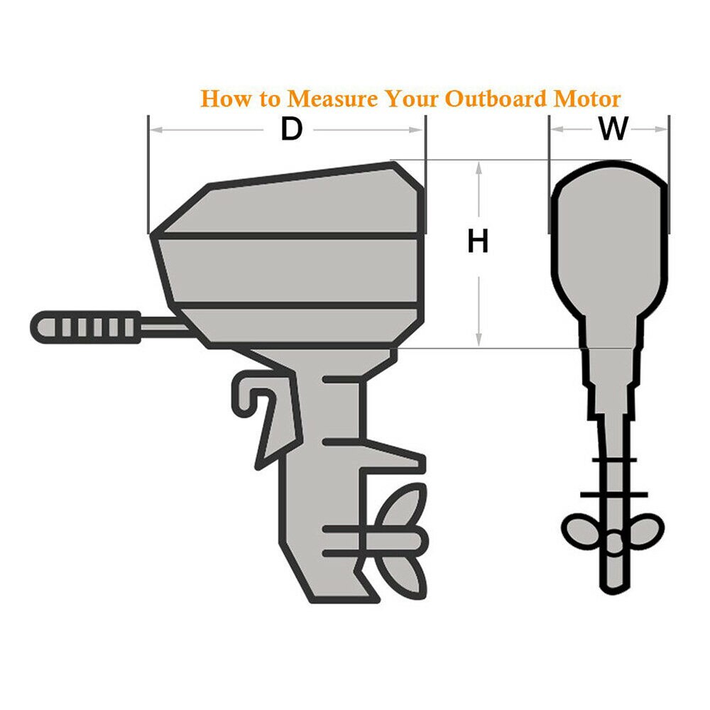 15HP 210D Oxford cloth Motor Boat Outboard Engine ... – Grandado